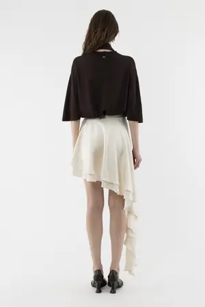 Arakii Asymmetric Viscose Skirt