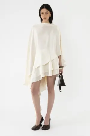Arakii Asymmetric Viscose Skirt