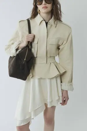 Arakii Cropped Cotton Jacket