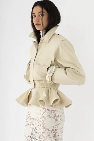 Arakii Cropped Cotton Jacket