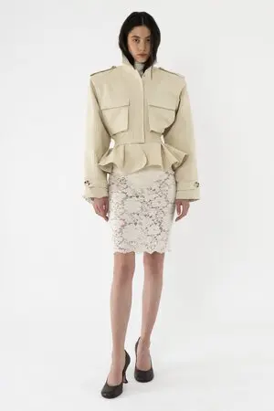 Arakii Cropped Cotton Jacket