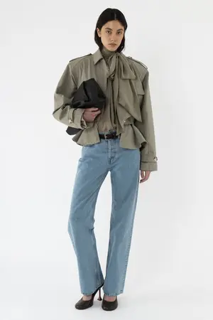 Arakii Cropped Cotton Jacket