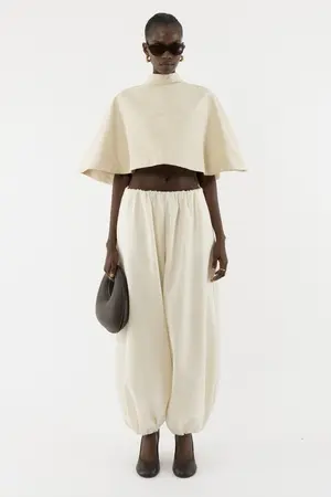 Arakii Poncho Cape Top - Light Beige