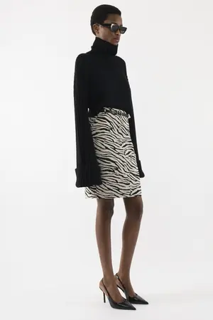 Arakii Knitted Cropped Polo
