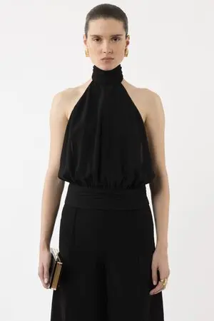 Arakii Deep Back Halter Top