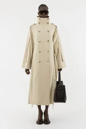 Arakii Drop Waist Trenchcoat