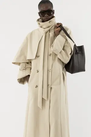 Arakii Drop Waist Trenchcoat