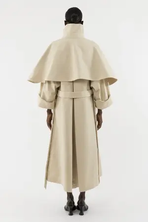 Arakii Drop Waist Trenchcoat