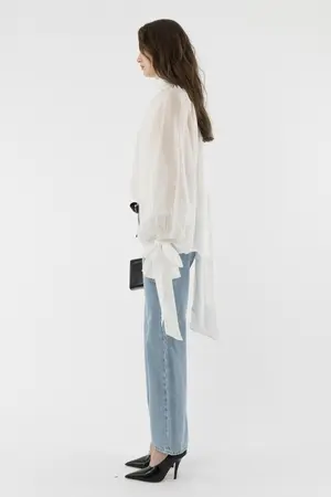 Arakii Silk Balloon Blouse