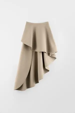 Arakii Spiral Skirt - Beige