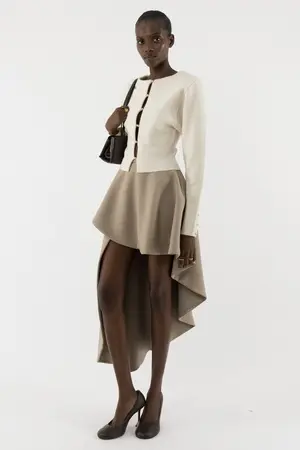 Arakii Spiral Skirt - Beige