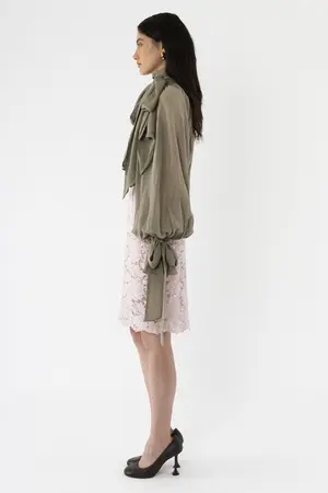 Arakii Silk Balloon Blouse