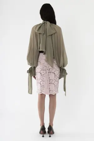 Arakii Silk Balloon Blouse