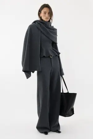 Arakii Knitted Suitpant - Dark Grey