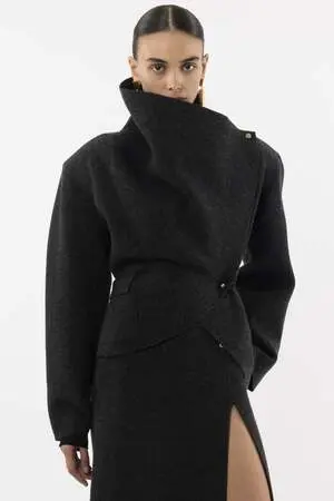 Arakii Asymmetric Pin Blazer