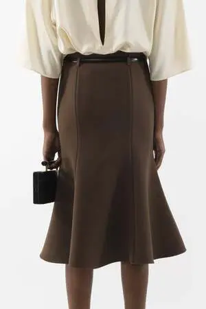 Arakii Sculptured Midi Skirt