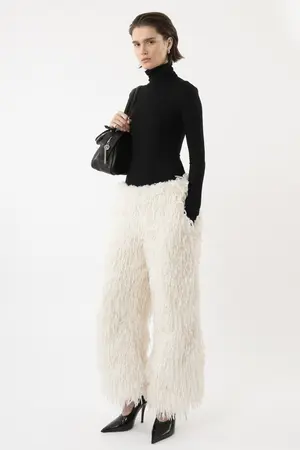 Arakii Oversized Feather Pants