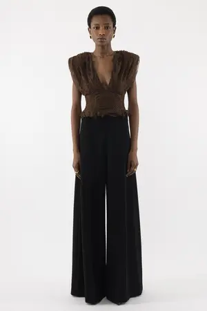 Arakii 70s Flared Pants - Black
