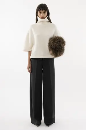 Arakii Structured Wool Pants