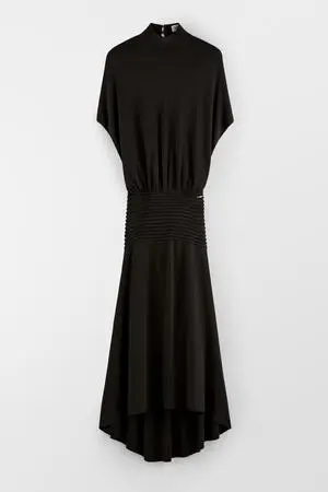 Arakii Mist Midi Dress - Dark Brown