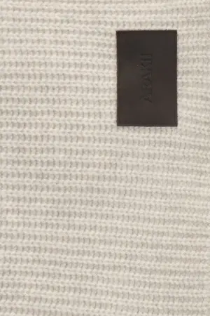 Arakii Heavy Knit Frill Scarf