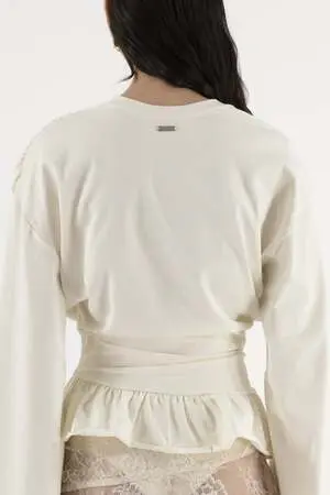 Arakii Draped Long Sleeve Shirt