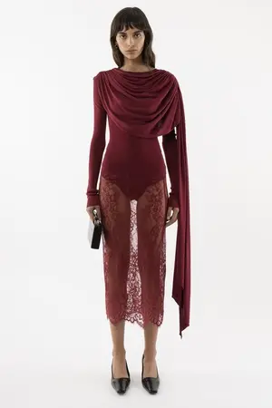 Arakii Lace Midi Skirt