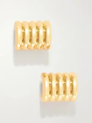 DEHANCHE Hollyhock Medium -tone Earrings - Gold