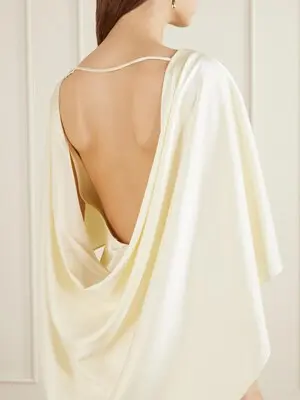 HEIRLOME Anna Silk-satin Maxi Dress - Neutrals