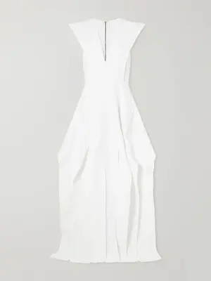 Maticevski Acumen Paneled Crepe Gown