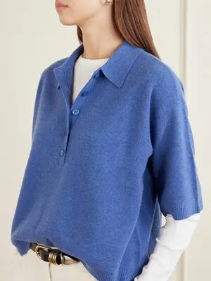 TWP Cashmere Knitted Polo Shirt