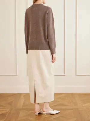 Loulou De Saison Baltra Cashmere Sweater - Brown