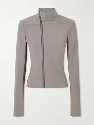 Rick Owens Gary Stretch Wool-blend Jacket - Gray