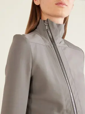 Rick Owens Gary Stretch Wool-blend Jacket - Gray