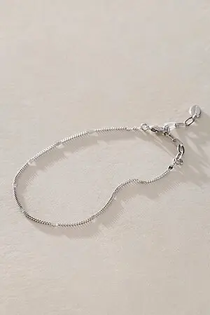 Free People Flora Anklet At - Silver