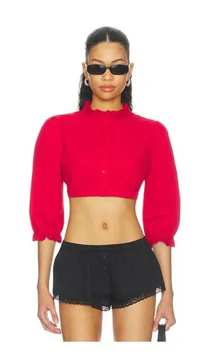 Lioness Totti Top In . Also - Red