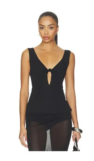 GEEL Roman Top In . Also - Black