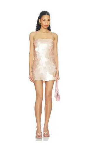 LOVERS AND FRIENDS Elise Mini Dress In . Also - Beige