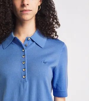 Maje Wool Polo Sweater