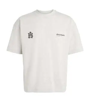 ABOUT:BLANK Cotton Dual Logo T-shirt