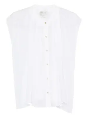 FORTE_FORTE Voile Cotton And Silk Shirt - White