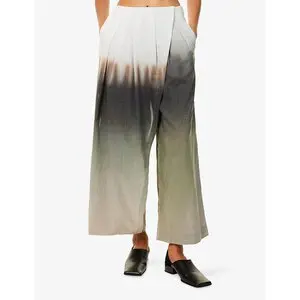 Issey Miyake June Plumage Wrap Woven Trousers
