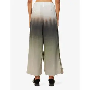 Issey Miyake June Plumage Wrap Woven Trousers