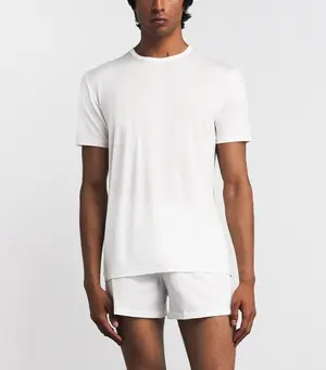 Sunspel Stretch-tencel T-shirt