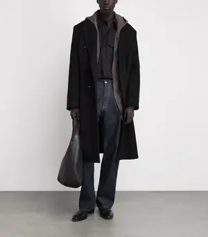Our Legacy Mohair-blend Whale Overcoat