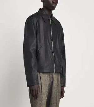 Our Legacy Faux Leather Zip-up Jacket