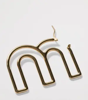 Miu Miu Logo Single Earring