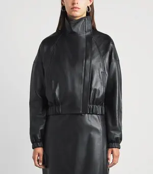 Vince Asymmetric Lambskin Jacket