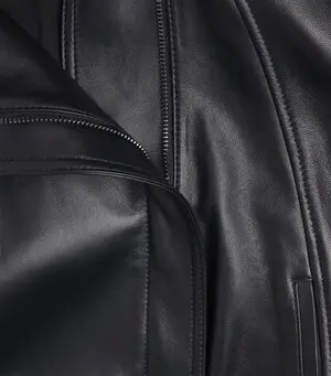 Vince Asymmetric Lambskin Jacket