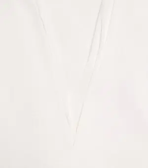 Vince Silk-blend Layered V-neck Top